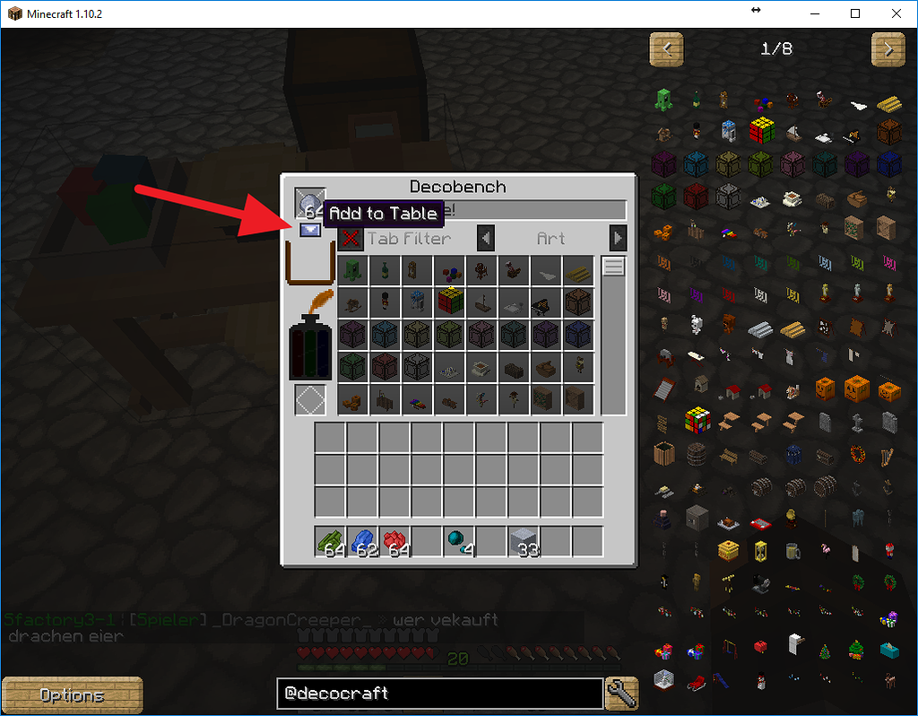Skyfactory3 - Decobench funktioniert nicht (Bug) - Adventure - MyFTB ...