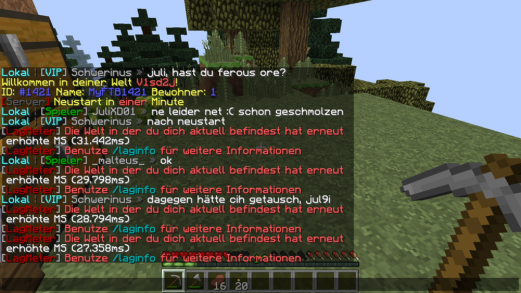 Lags auf Inf7 ohne Grund - Universe - MyFTB Diskussionen